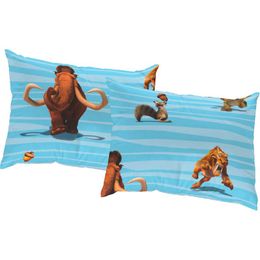 WIRTH Dekokissen &raquo;Ice Age&laquo; Disney, Kissenh&uuml;lle ohne F&uuml;llung, 2 St&uuml;ck blau Polyester B/L: 40cm x 40cm, 2 Stk.