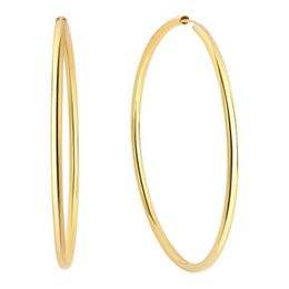 Firetti Damen Paar Creolen &raquo;Schmuck Geschenk Silber 925 Basic 2 mm breit&laquo; gold 60, Silber 925 (Sterlingsilber)