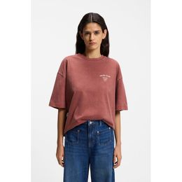 BOSS Orange Damen BOSS Orange T-Shirt &raquo;Eboys Premium Damenmode&laquo; mit Print, Relaxed Fit rot L