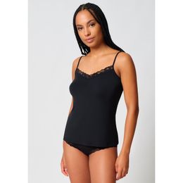 Skiny Damen Unterhemd &raquo;Advantage Modal Lace&laquo; schwarz 38, N-Gr