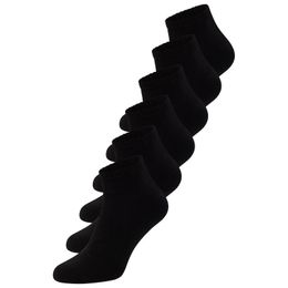Ysabel Mora Damen YSABEL MORA Sportsocken 6 Paar tlg. Baumwollmix, elastisch, Verst&auml;rkung im Spannbereich schwarz 41-46