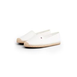 Tommy Hilfiger Damen Espadrille &raquo;FLAG CANVAS ESPADRILLE&laquo; ,Slipper, Flats, Bequemschuh, Jutebezug und Ziern&auml;hten, schmale Form beige 41