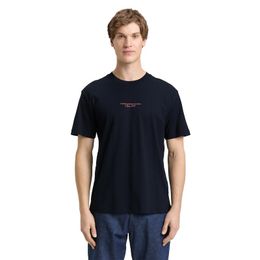 Tom Tailor Denim Herren Tom Tailor Denim T-Shirt mit Schriftz&uuml;gen schwarz S