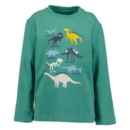 Blue Seven Jungen Langarmshirt Baumwolle, mit tollem Dino-Motiv gr&uuml;n 116