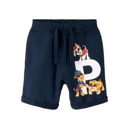 name it Herren Sweatshorts &raquo;NMMMIR PAW NREG LONG SW SHORT UNB CPLG&laquo; Baumwollmischung, regular fit blau 104, N-Gr