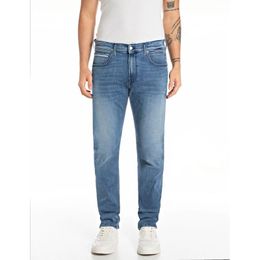 Replay Herren Straight-Jeans &raquo;GROVER&laquo; in vielen verschiedenen Waschungen, mit Stretch blau 30, L&auml;nge 34