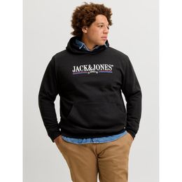 Jack & Jones PlusSize Jack & Jones Plussize Herren Jack & Jones PlusSize Kapuzensweatshirt &raquo;JORFREDERIKSBERG GRAPHIC BOX SWEAT H PLS&laquo;, Baumwollmischung, regular fit 5XL