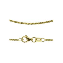 Firetti Herren Collierkettchen &raquo;Schmuck Geschenk Gold 333 oder 585 Zopfkettengl. in mehreren Breiten&laquo; Made in Germany gold 50, Gelbgold 333, B: 1,2mm