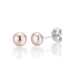Firetti Damen Perlenohrringe &raquo;Schmuck Geschenk Ohrschmuck Perle&laquo; Made in Germany - mit S&uuml;&szlig;wasserzuchtperle silber 6, Perlen Silber 925 (Sterlingsilber
