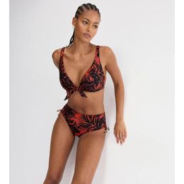 Triumph Damen Bikini-Hose &raquo;Summer Palm Maxi&laquo; weich und formend rot 42, N-Gr