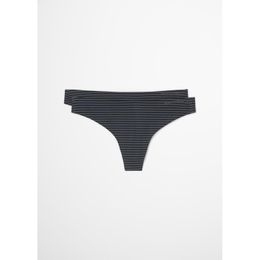Marc O'Polo Marc O'polo Damen Marc O'Polo String &raquo;Second Skin&laquo; mit flachen N&auml;hten grau XL