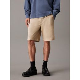 Calvin Klein Jeans Herren Chinoshorts &raquo;COTTON CHINO SHORT 9 IN&laquo; in Unifarbe wei&szlig; 28, N-Gr