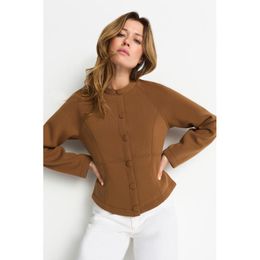 Richroyal Damen RICHROYAL Blouson ohne Kapuze Regular fit mit Rundhalsausschnitt L