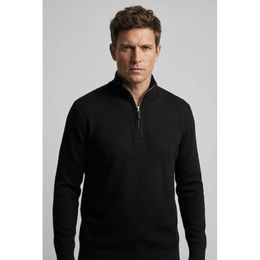 OLYMP Herren OLYMP Troyer mit Stehkragen, regular fit schwarz S