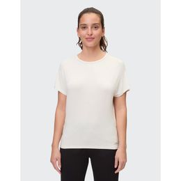 Venice Beach Damen T-Shirt &raquo;T-SHIRT EILEEN&laquo; Kurzarm-Design, mit Rundhalsausschnitt, aus Modal und Elasthan wei&szlig; S (38)