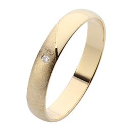 Firetti Unisex Trauring &raquo;Schmuck Geschenk Gold 375 Hochzeit Ehering Trauring "LIEBE"&laquo; Made in Germany, wahlweise mit oder ohne Brillant gold 17, 0,01 