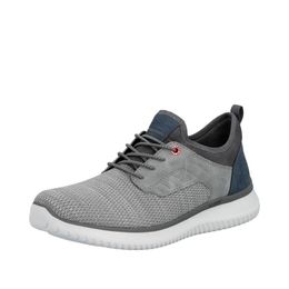 Rieker Herren Slip-On Sneaker Slipper, Halbschuh, Freizeitschuh, Sneaker zum Schlupfen grau 44