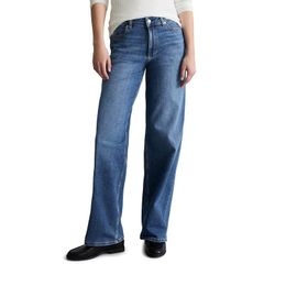 Marc O'Polo Marc O'polo Denim Damen Marc O'Polo DENIM Weite Jeans Model Tomke wide aus weichem Organic-Cotton-Stretch blau 32, L&auml;nge 30