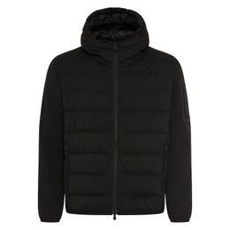BOSS Green Damen BOSS Green Hybridjacke &raquo;OW_Riplite HY HD&laquo; mit Kapuze in leichter Stretchqualit&auml;t schwarz L