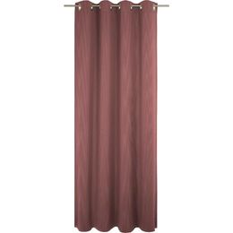 Adam Vorhang &raquo;Uni Collection light&laquo; &Ouml;sen 1 Stk. tlg. aus 100% Bio-Baumwolle, Vorhang nach Wunschma&szlig; rot Baumwolle (Bio-Baumwolle) 145cm, &Ouml;sen, 145cm