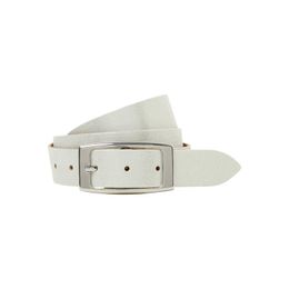 Laura Scott Damen Lederg&uuml;rtel f&uuml;r Damen im feminin zeitlosem Design - NEW - bis Gr.135 wei&szlig; 115