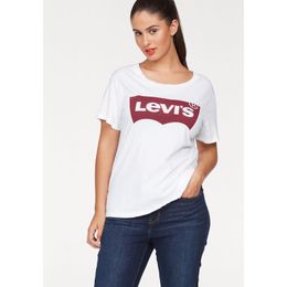 LEVI'S&reg; PLUS Levi's Plus Damen Levi's Plus T-Shirt &raquo;Perfect Tee&laquo; mit Batwing-Logo wei&szlig; XL (46/48)