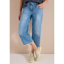 Cecil Damen 3/4-Jeans &raquo;Style Neele&laquo; Loose Fit mit hoher Leibh&ouml;he und weiter Beinform 34, N-Gr
