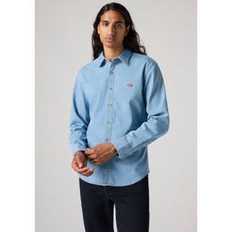 Levi's Levi's Herren Jeanshemd &raquo;LS BATTERY HM SHIRT SLIM&laquo; aus pflegeleichtem Baumwollmix blau M, N-Gr