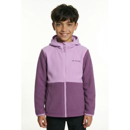 Vaude M&auml;dchen Vaude Kapuzenfleecejacke &raquo;Kids Pulex Hooded Jacket II&laquo; mit Kapuze mit Kapuze, atmungsaktives Material, mit Eingrifftaschen lila 158/164