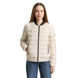 Tom Tailor Damen Tom Tailor Steppjacke mit elastischem Bund beige M