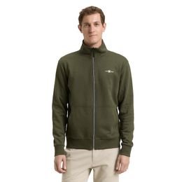 Tom Tailor Herren Tom Tailor Sweatjacke mit Logo Stickerei 3XL