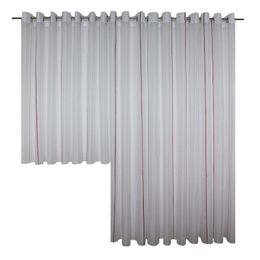 WIRTH Vorhang &raquo;Betsy&laquo; &Ouml;sen 1 Stk. tlg. Store rot Polyester 145cm, &Ouml;sen, 140cm