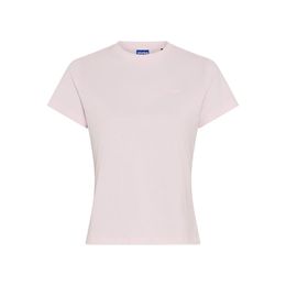 Hugo Damen Hugo T-Shirt &raquo;Damatee&laquo; mit Logoschriftzug, reine Baumwolle rosa M