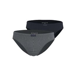 Tom Tailor Herren Tom Tailor Minislip &raquo;Kentucky&laquo; Packung, bequem, basic, eng, atmungsaktiv, mit Logo, breiter Bund, Baumwollmix blau 6L