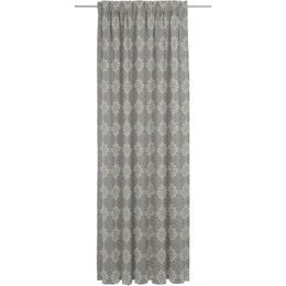 Adam Vorhang &raquo;Romantic Puligny Light&laquo; Multifunktionsband 1 Stk. tlg. aus 100% Bio-Baumwolle grau Jacquard, Baumwolle 145cm, Multifunktionsband, 142cm