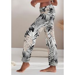 Buffalo Damen Haremshose mit gerafftem Umschlagbund schwarz 36/38, N-Gr