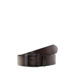 Tom Tailor Herren Tom Tailor Lederg&uuml;rtel &raquo;TTTHOMAS&laquo; 4 cm breiter Herreng&uuml;rtel, Casual und Jeans Look, bis Gr. 120 braun 100