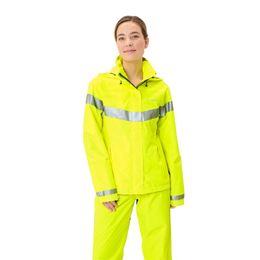 Vaude Damen Vaude Regenjacke &raquo;WOMEN'S LUMINUM RAIN JACKET&laquo; Wasserdicht, &Uuml;bergangsjacke gelb 36