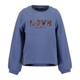 Blue Seven Damen Sweatshirt, Baumwolle blau 110