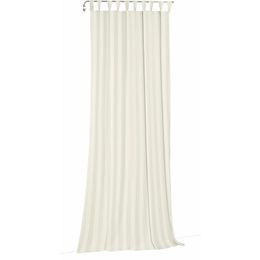 WIRTH Vorhang &raquo;Chiming&laquo; Schlaufen 1 Stk. tlg. beige Baumwolle, Polyester 145cm, Schlaufen, 135cm