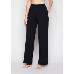 JOOP! Jeans Damen JOOP! Jeans Pyjamahose &raquo;Rhinestone (JOOP! Jeans)&laquo; mit elastischem Bund, Relaxed Fit schwarz L, N-Gr