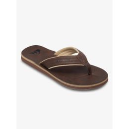 Quiksilver Herren Zehentrenner &raquo;CARVER NUBUCK 26&laquo; Sommerschuhe braun 41