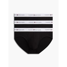 Tommy Hilfiger Underwear Herren Slip &raquo;BRIEF&laquo; Packung, 3 Stk. Unterhose mit Logobund schwarz L (52), 3 Stk.