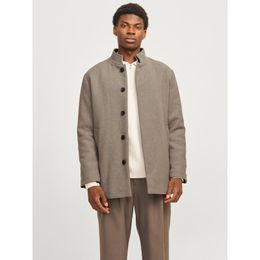 Jack & Jones Jack & Jones Damen Wolljacke &raquo;JJEHARRISON WOOL JACKET SN&laquo; Materialmix, regular fit beige L