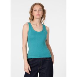 Ragwear Damen Tanktop &raquo;AGGY&laquo; Aus Baumwolle mit kleinen Herzchen als Lockstickerei L