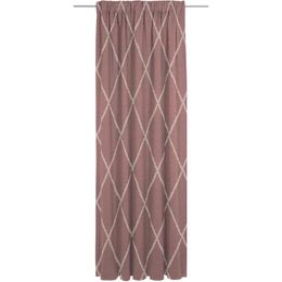 Adam Vorhang &raquo;Casket Valdelana Light&laquo; Multifunktionsband 1 Stk. tlg. aus 100% Bio-Baumwolle rot Jacquard, Baumwolle 175cm, Multifunktionsband, 142cm
