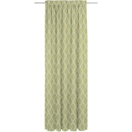 Adam Vorhang &raquo;Maroccan Shiraz&laquo; Multifunktionsband 1 Stk. tlg. aus 100% Bio-Baumwolle gr&uuml;n Jacquard, Baumwolle 145cm, Multifunktionsband, 142cm