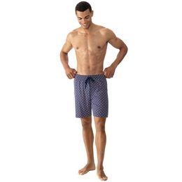 Mey Herren Pyjamashorts &raquo;Tie Minimal&laquo; Komfortbund mit Kordelzug blau L, N-Gr