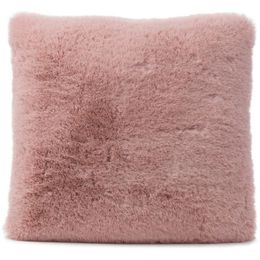 G&ouml;zze Dekokissen &raquo;Fellimitat-Kissen&laquo; rosa Polyester B/L: 40cm x 40cm, 1 Stk.