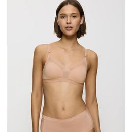 Triumph Damen B&uuml;gelloser BH &raquo;Shape Smart&laquo; gl&auml;ttend, vorgeformte Cups, weich und leicht formend beige 2, N-Gr